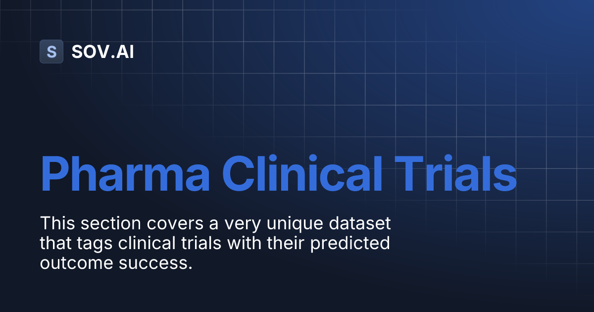 Phrama Clinical Trials | SOV.AI